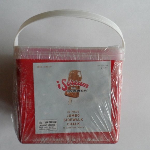 Iscream | Toys | Iscream For Summer 2 Pc Jumbo Sidewalk Chalk 5 ...